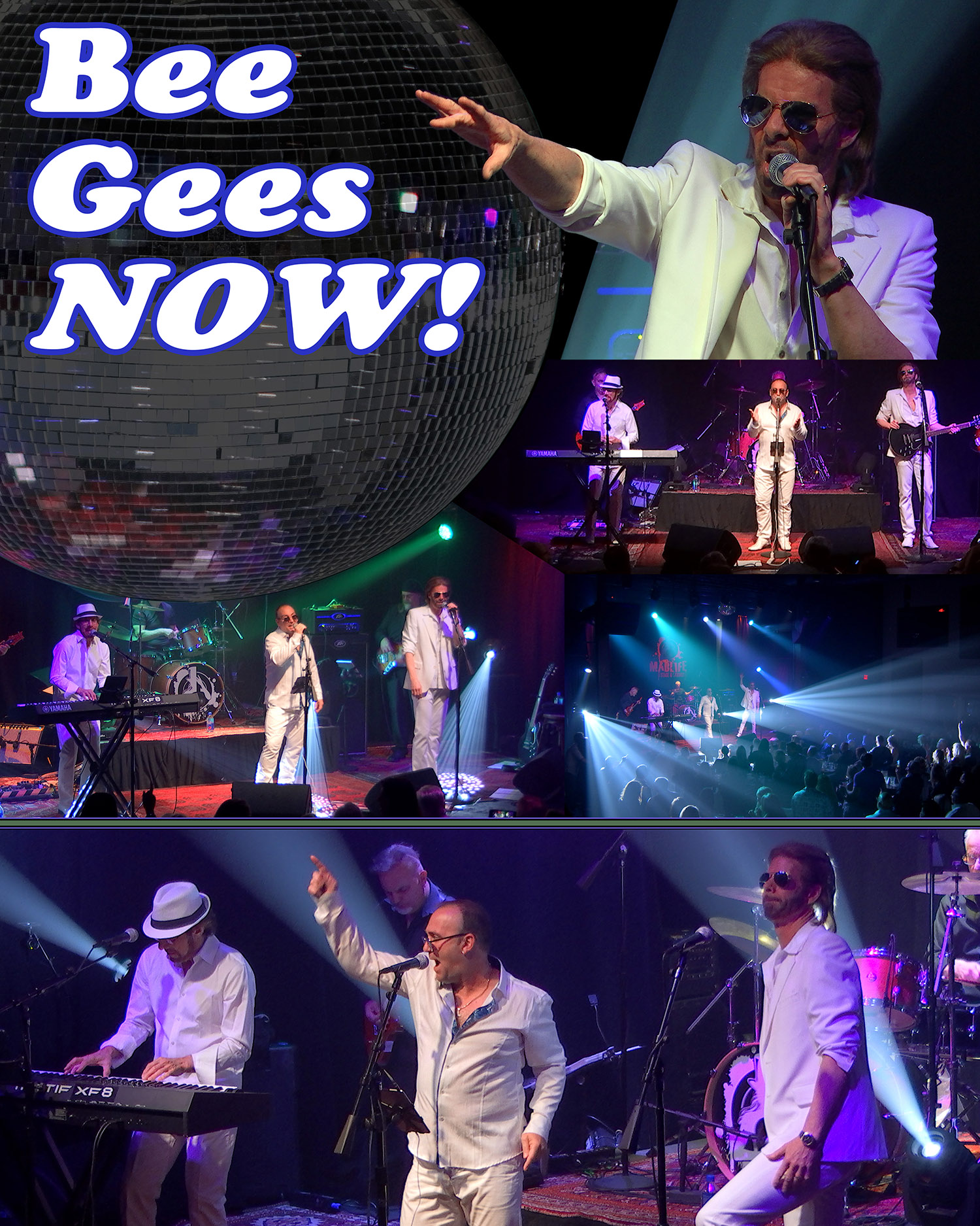 Tickets | Bee Gees NOW! National Premiere Bee Gees Tribute-Band | Black Box Productions